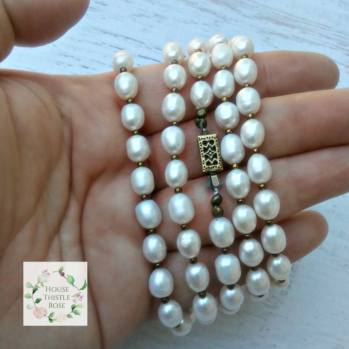 The Scottish Pearls Long Pearl Necklace Freshwater Pearl | Etsy