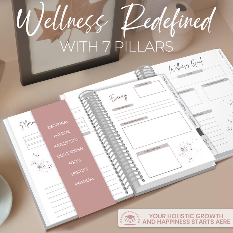 Wellness Journal: 90-day Self-care & Reflection Notebook - Etsy UK