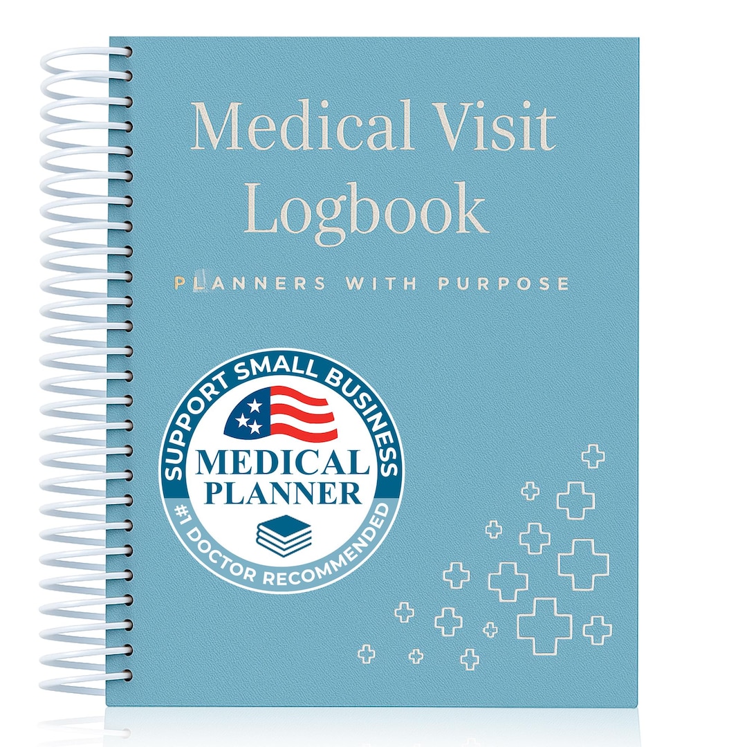 Medical Visit Logbook All-in-one Organizer Doctor Appointment, Symptom ...