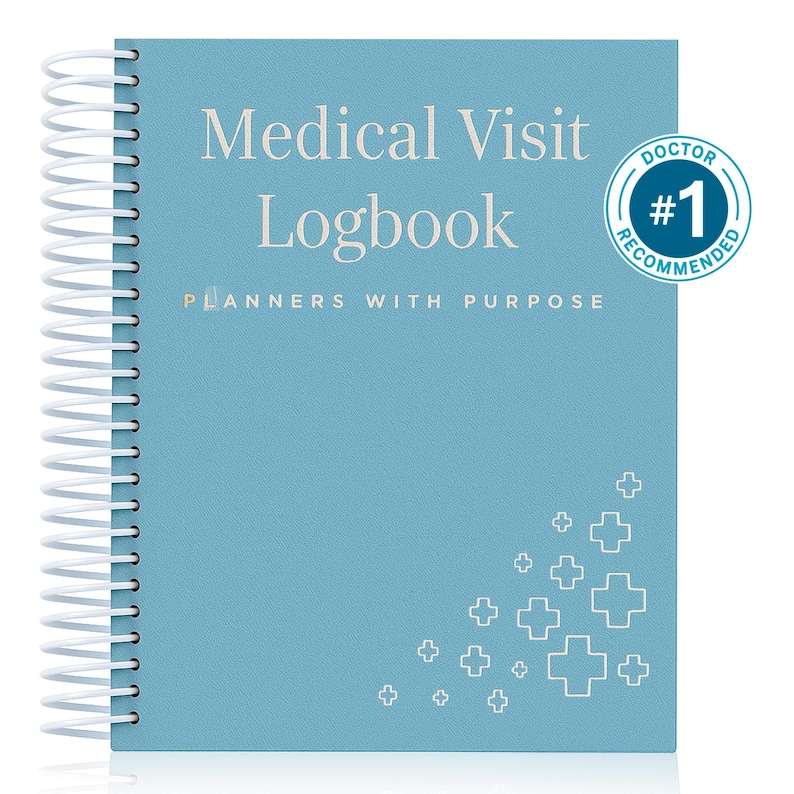 Medical Visit Logbook All-in-one Organizer Doctor Appointment, Symptom ...
