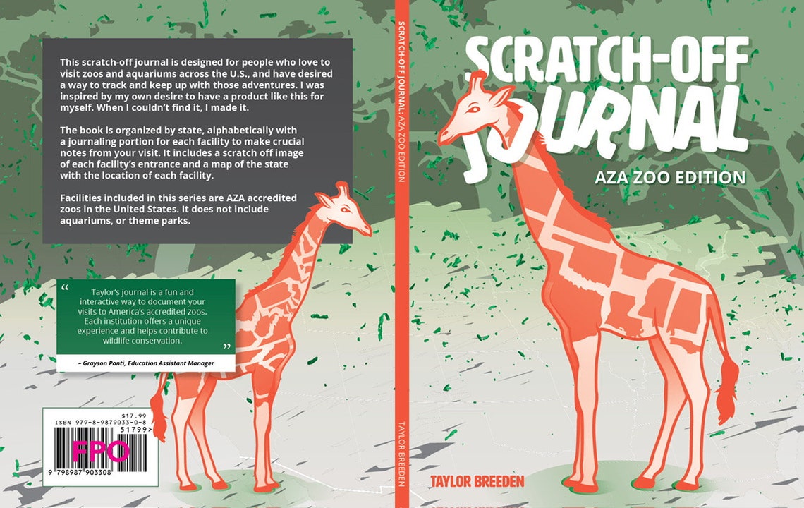 Scratch off Journals: AZA Zoo Edition - Etsy