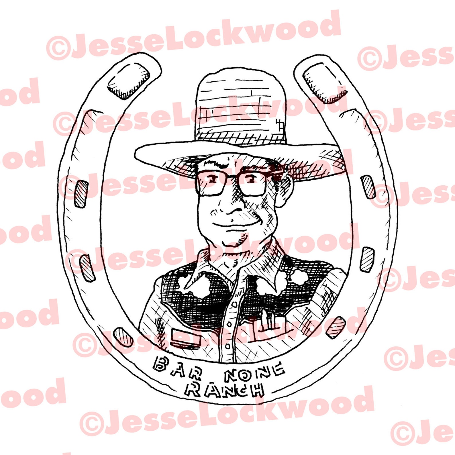 Mr Ernst Hey Dude Inspired Pen & Ink Print - Etsy