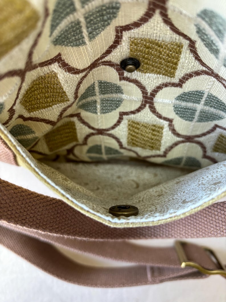 Oxbow Tote Crossbody Bag, Waxed Canvas Purse - Etsy