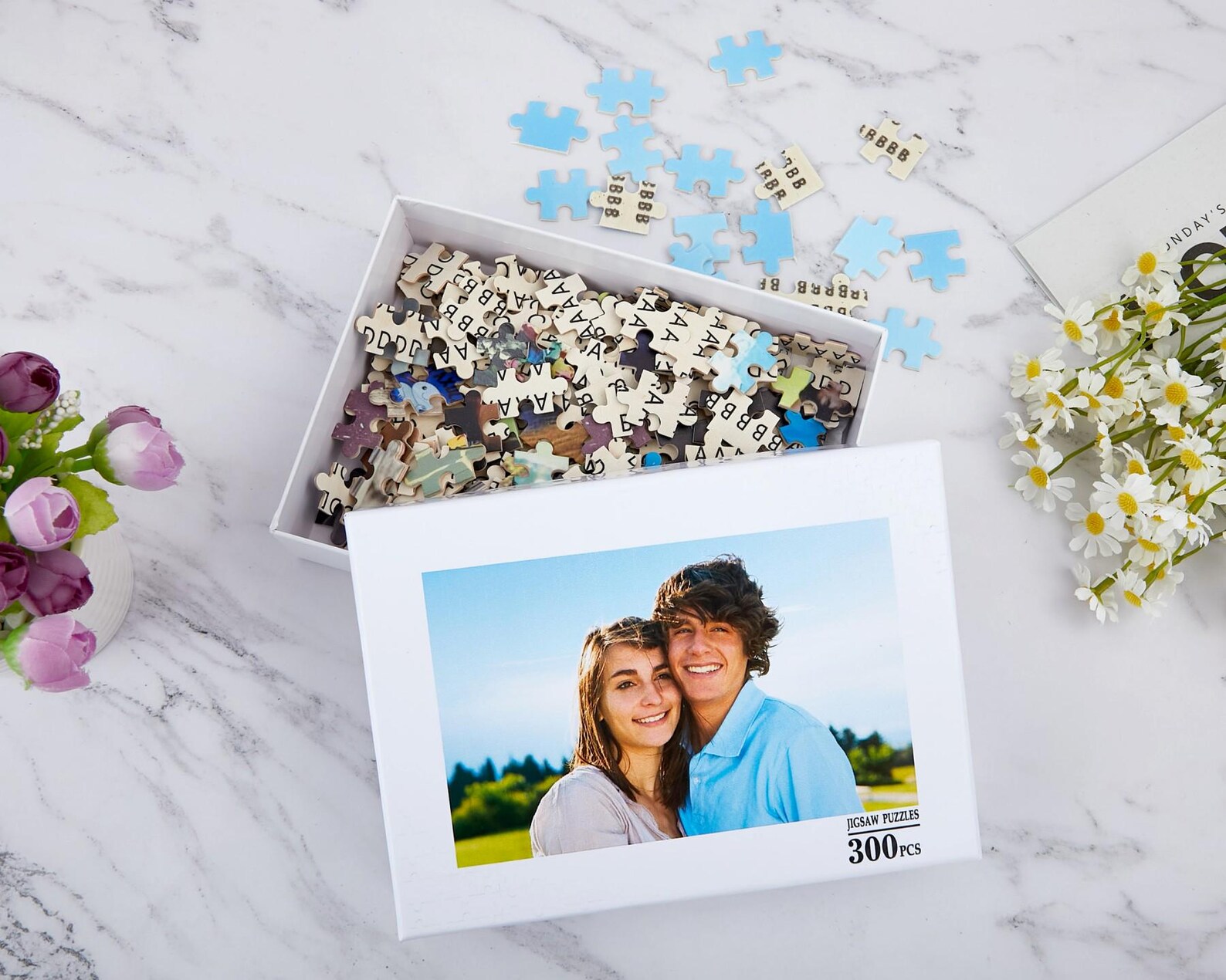 Personalized Wooden Puzzle for Couple,custom Puzzle From Photo,jigsaw ...