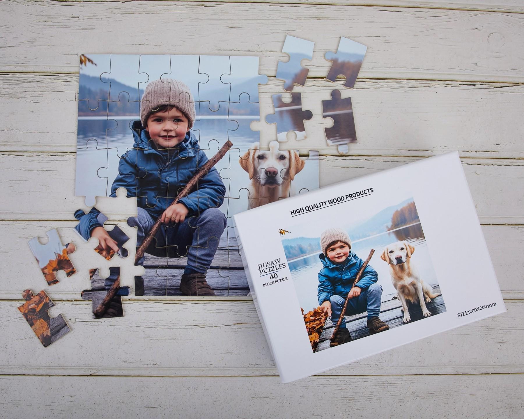 Personalized Photo Puzzle for Kids, Custom Puzzle Create Your Own Photo ...