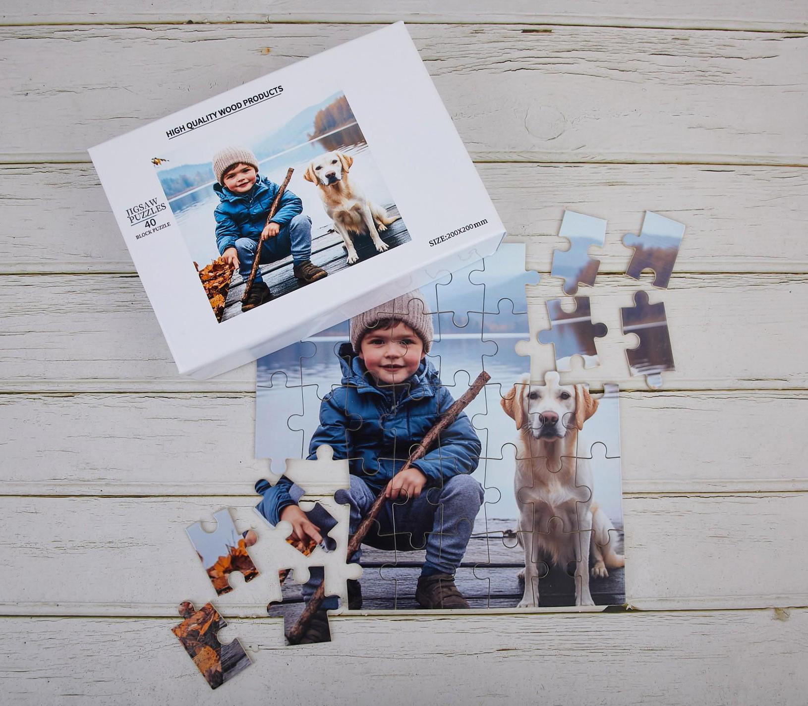 Personalized Photo Puzzle for Kids, Custom Puzzle Create Your Own Photo ...