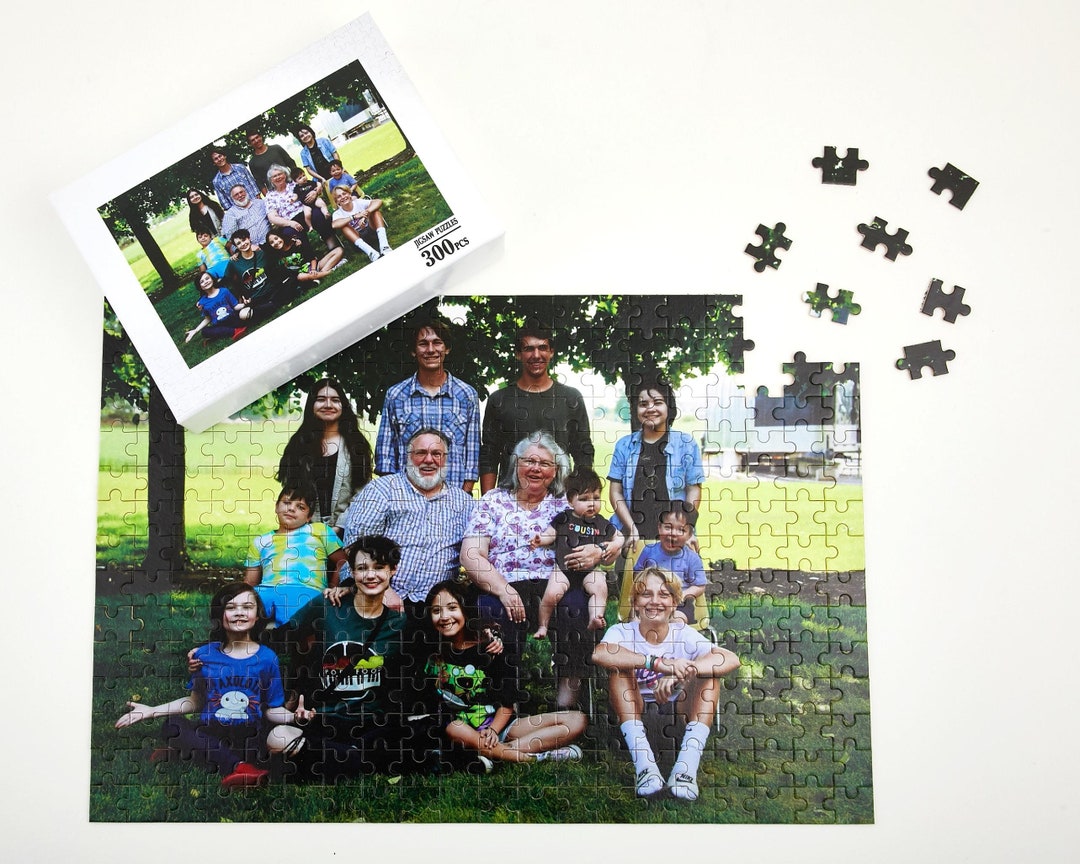 Personalized Photo Puzzle for Family, Custom Jigsaw Puzzle From Your ...