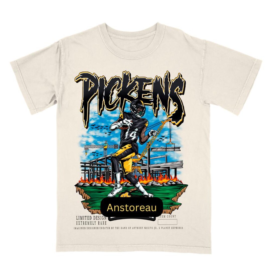 Vintage 90s George Pickens Shirt Homage Retro Classic Graphic Tee ...