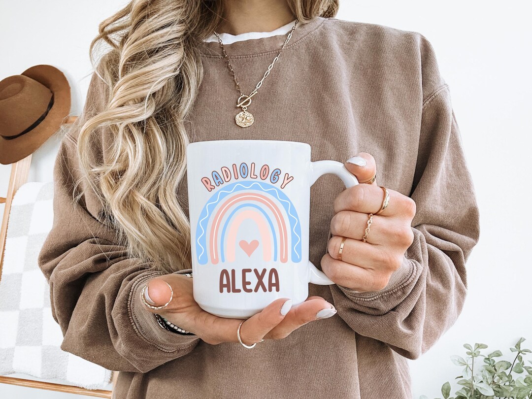 Custom Radiology Coffee Mug Customized Rad Tech Mug Custom Radiology ...