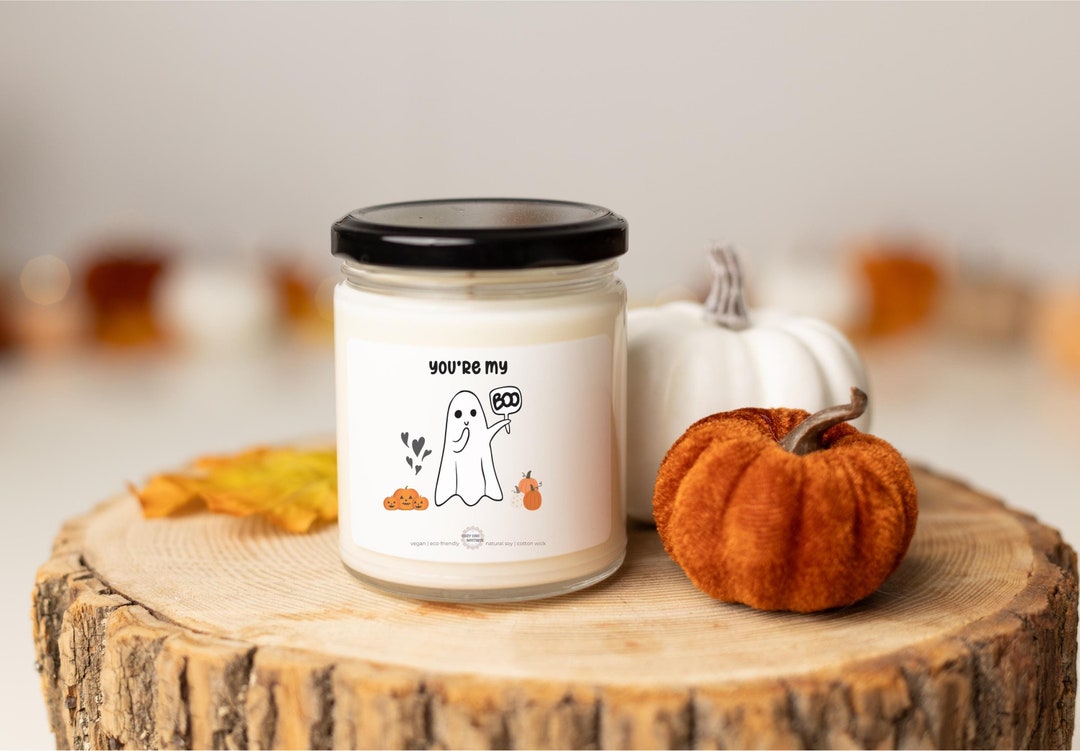 Cute Ghost Candle Couples Halloween Candle Fall Candles Halloween Gift ...