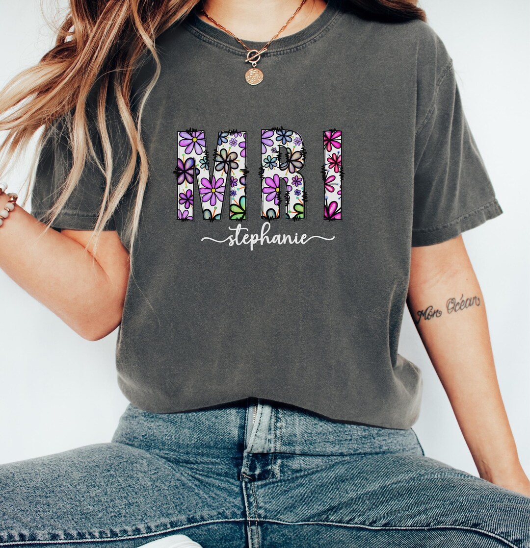 Personalized MRI Tech Shirt Radiology Week MRI Technologist Radiology ...