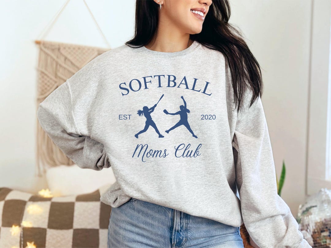 Custom Softball Mom Shirt, Softball Mom Sweatshirt, Softball Mama ...