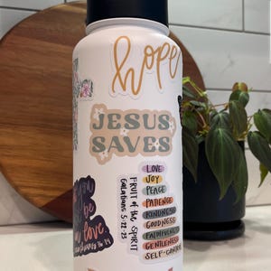 The Lord is My Shepherd Sticker Jesus Stickers Bible Stickers Christian ...