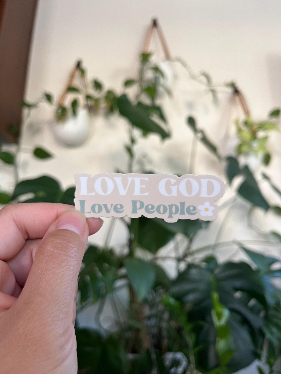 Love God Love People Sticker Jesus Stickers Bible Stickers Christian ...