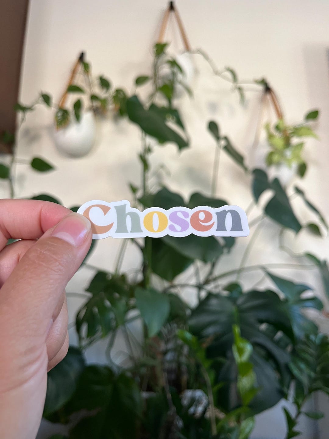 Chosen Sticker Jesus Stickers Bible Stickers Christian Stickers Trust ...