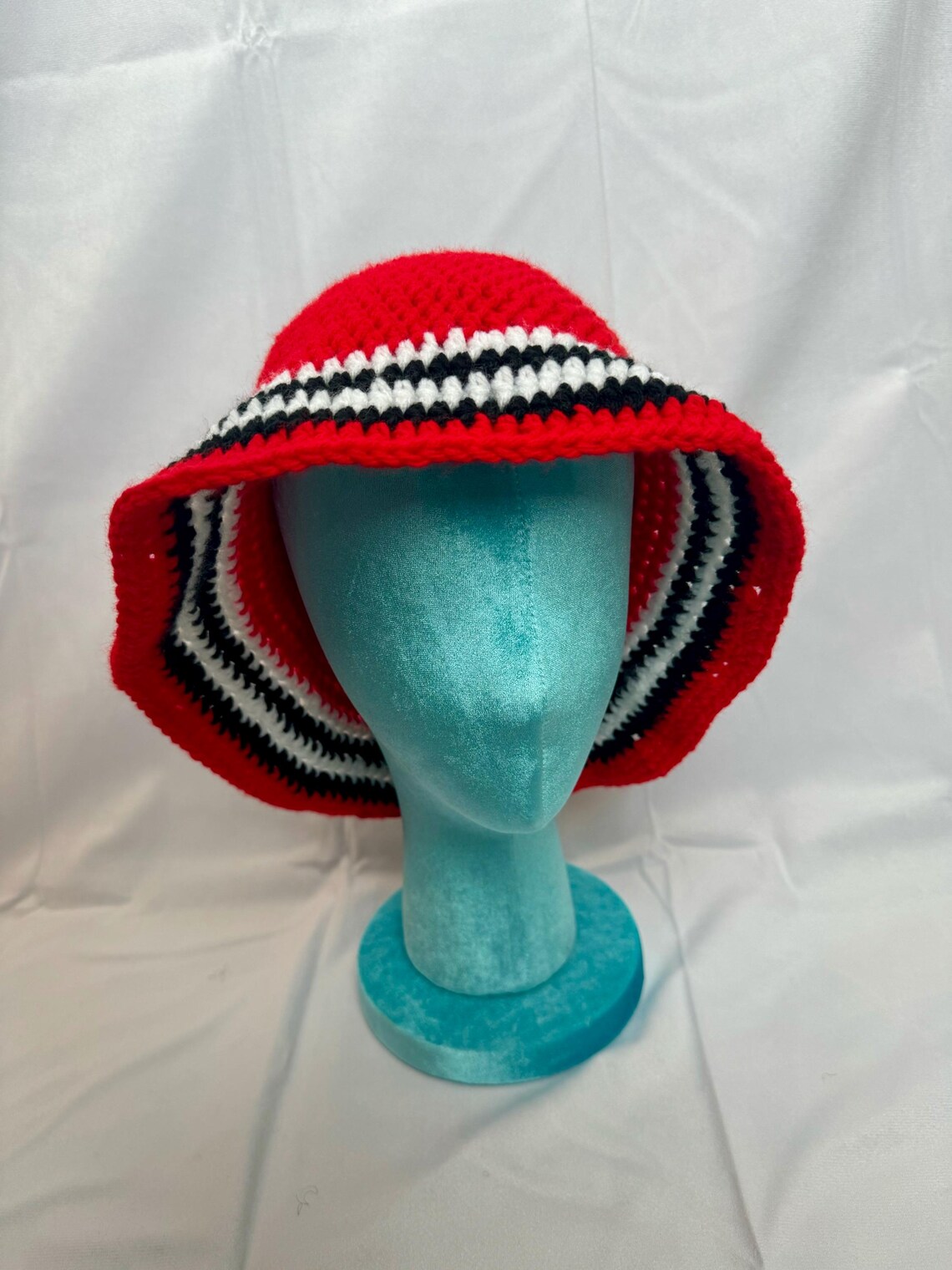 Striped Bucket Hat - Custom - Crochet - Etsy