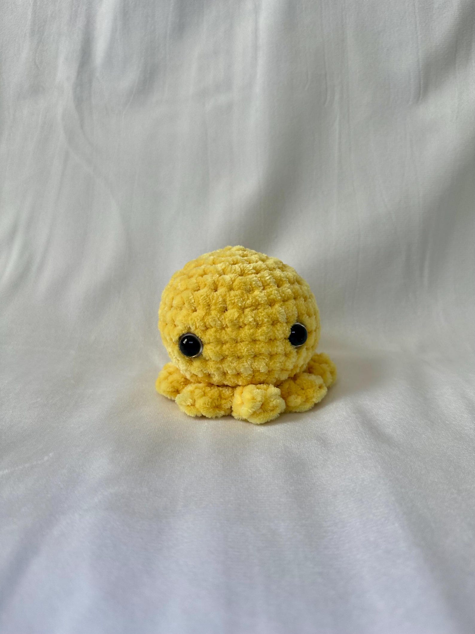 Yellow Octopus Plushie Cute Unique Handmade Accessory - Etsy