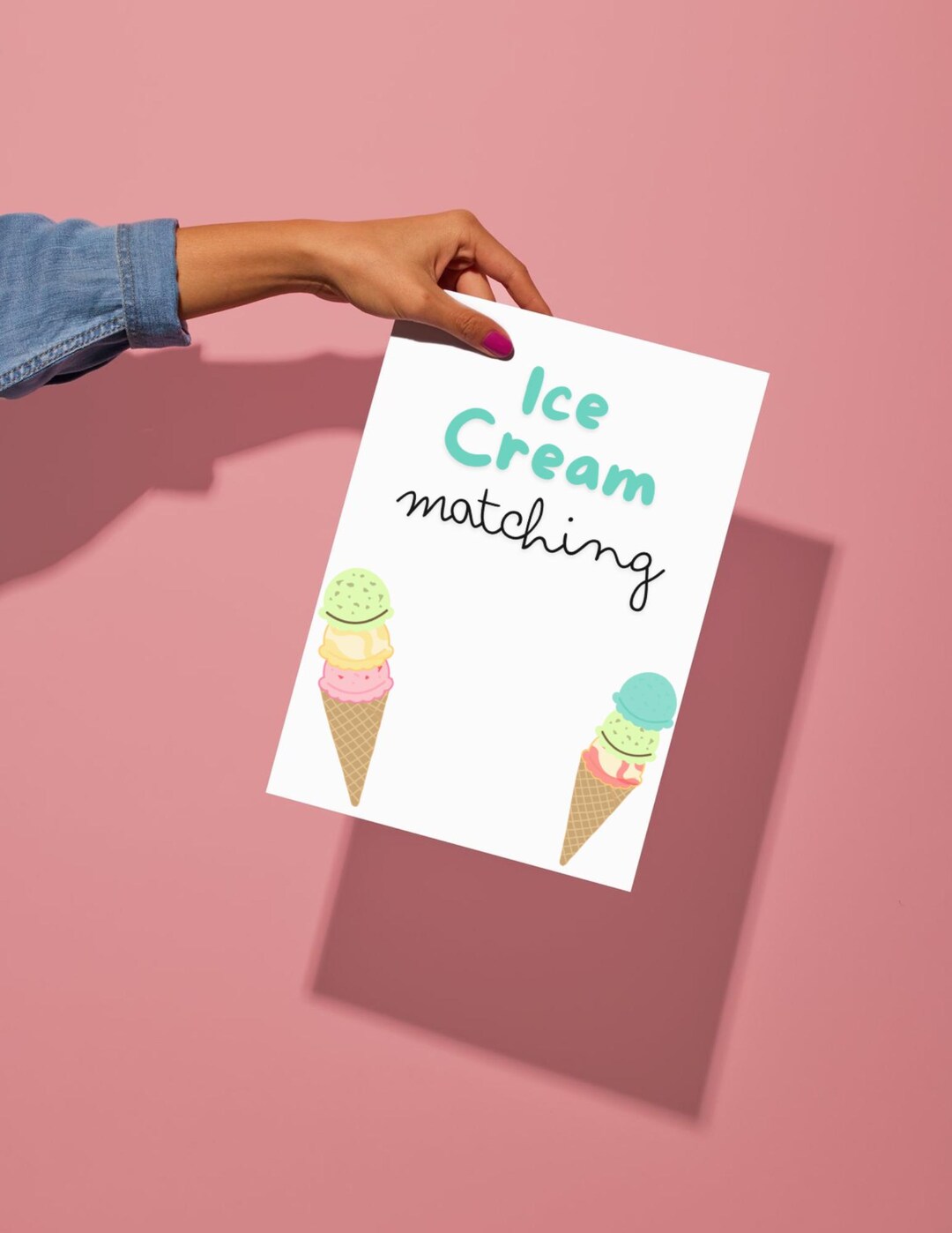 Visual Perceptual Skills Ice Cream Cone Assembly Activity - Fun ...