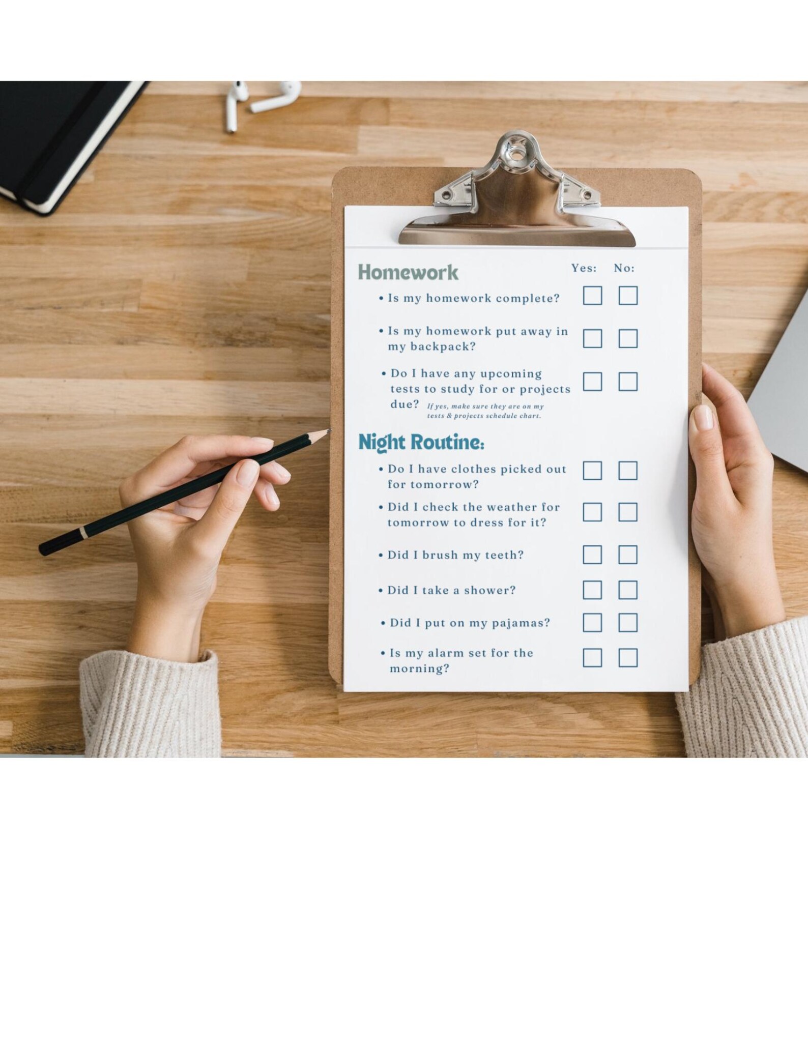 Independent Kids and Teens After School Checklist: Boost Executive ...