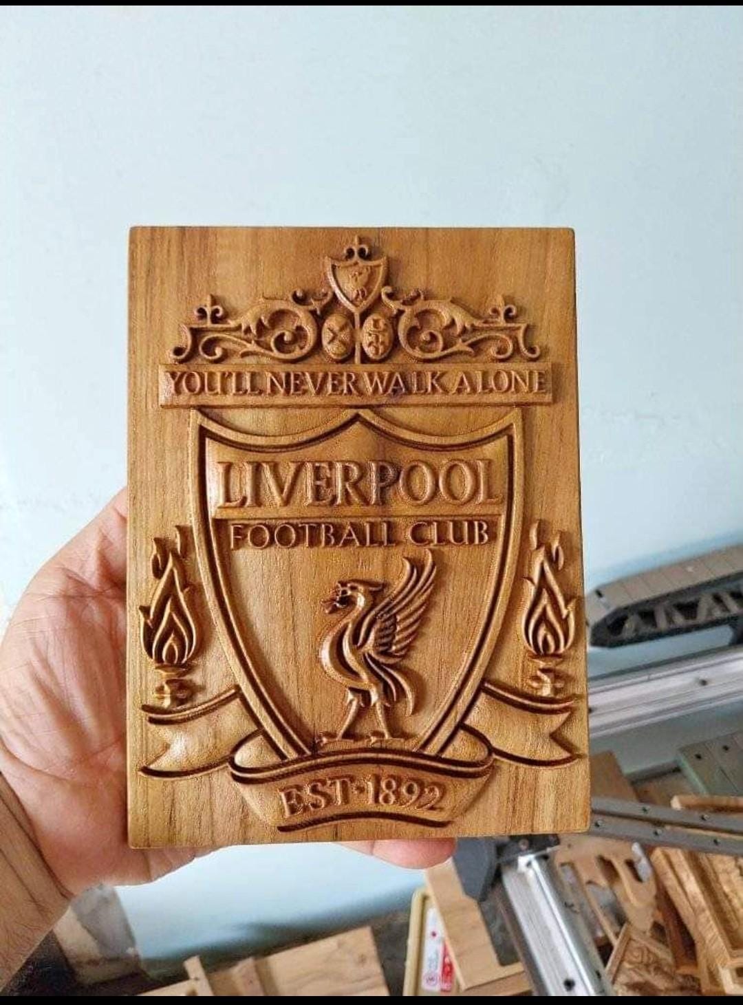 Liverpool FC Wooden Crest - Etsy
