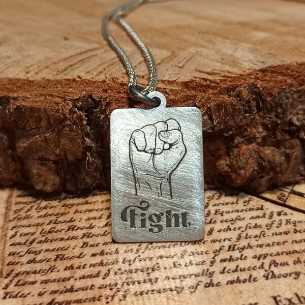 Trump Fight Necklace - Etsy