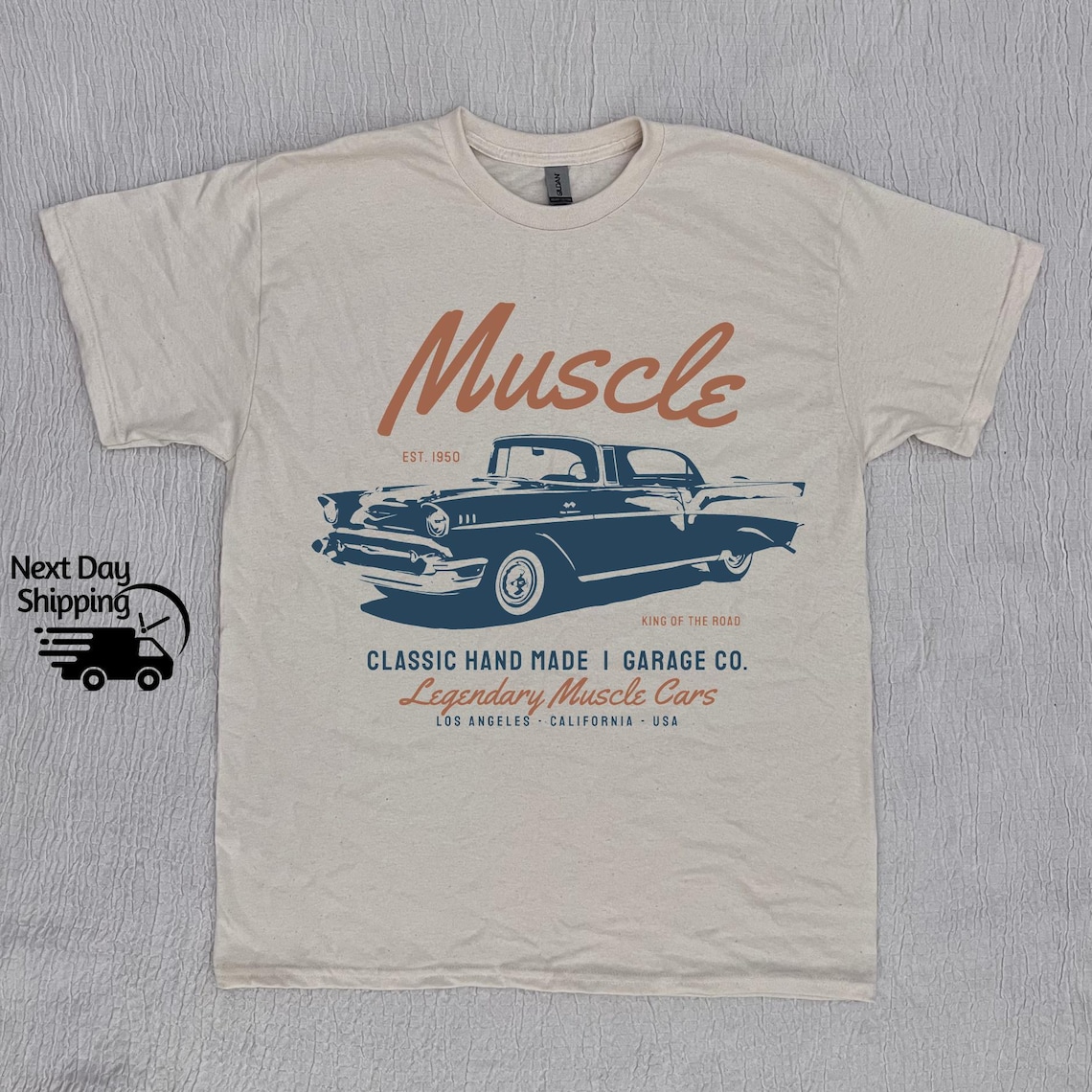 Vintage Car Shirt, Retro Original Hot Rod Car T-shirt, Vintage Washed ...