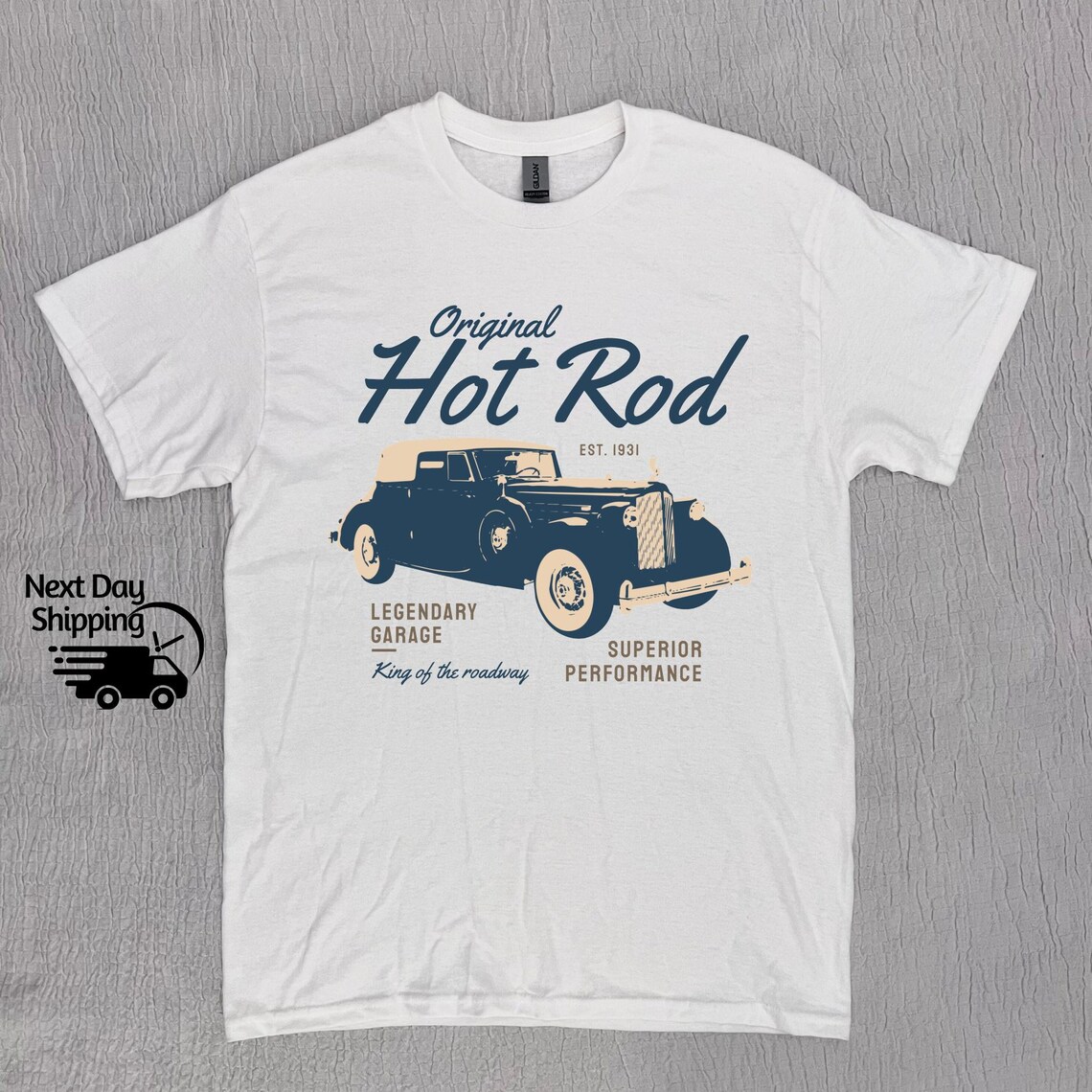 Vintage Car Shirt, Retro Original Hot Rod Car T-shirt, Vintage Washed ...