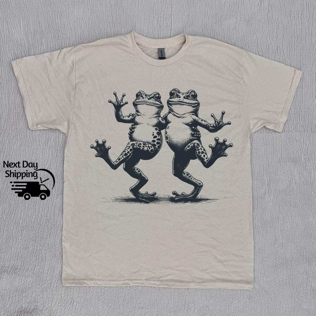 Retro Frogs Dancing 90s Graphic Shirt, Vintage Frogs T-shirt, Retro ...