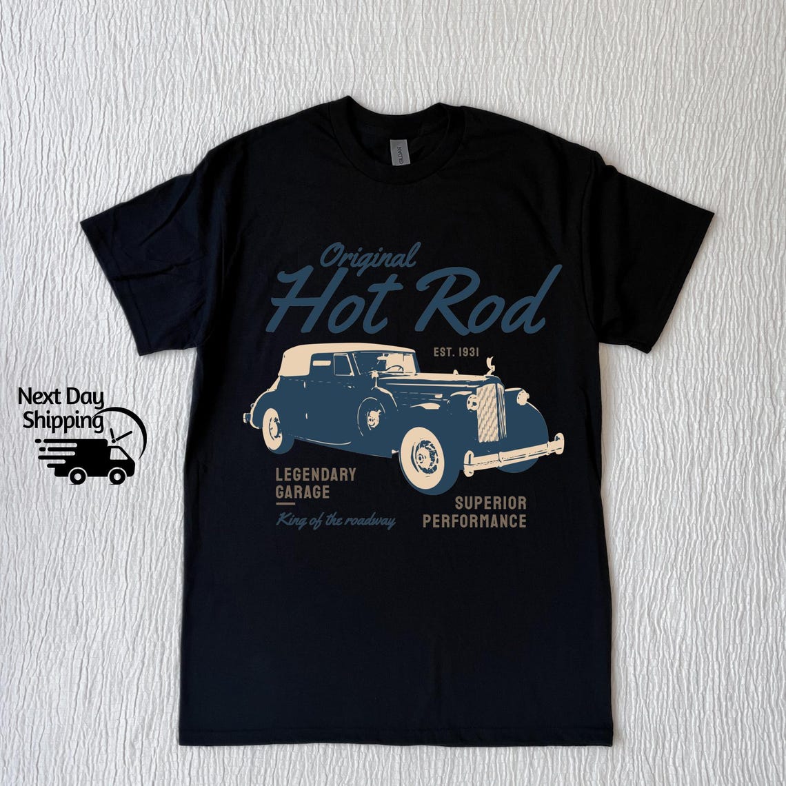 Vintage Car Shirt, Retro Original Hot Rod Car T-shirt, Vintage Washed ...