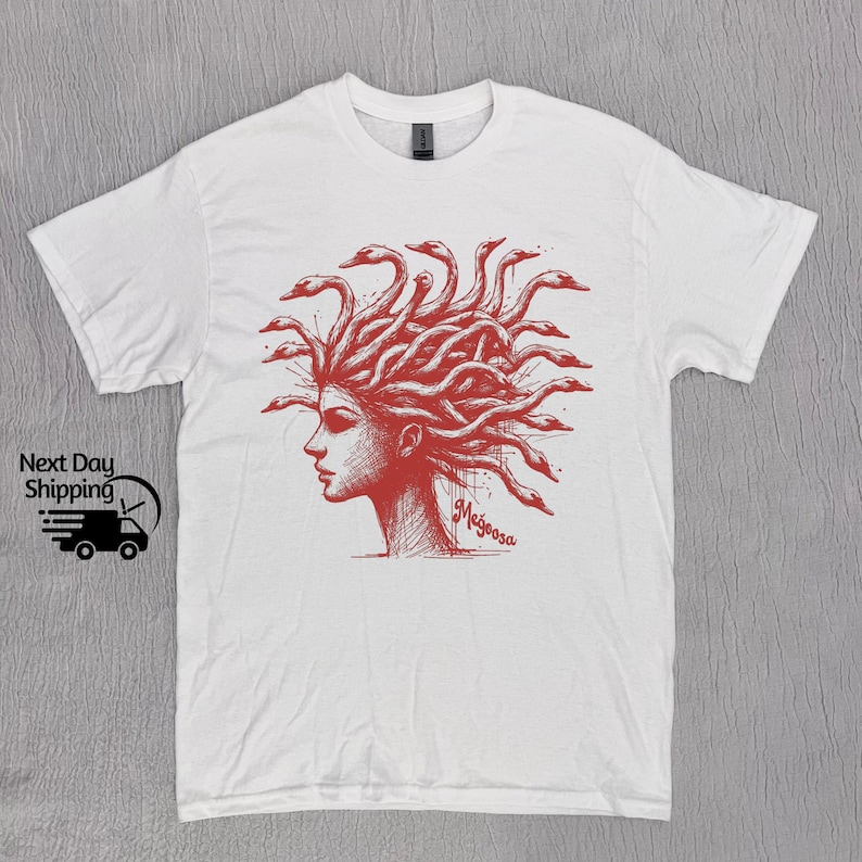 Retro Medusa Goose Head 90s Shirt, Vintage Medusa T-shirt, Vintage ...