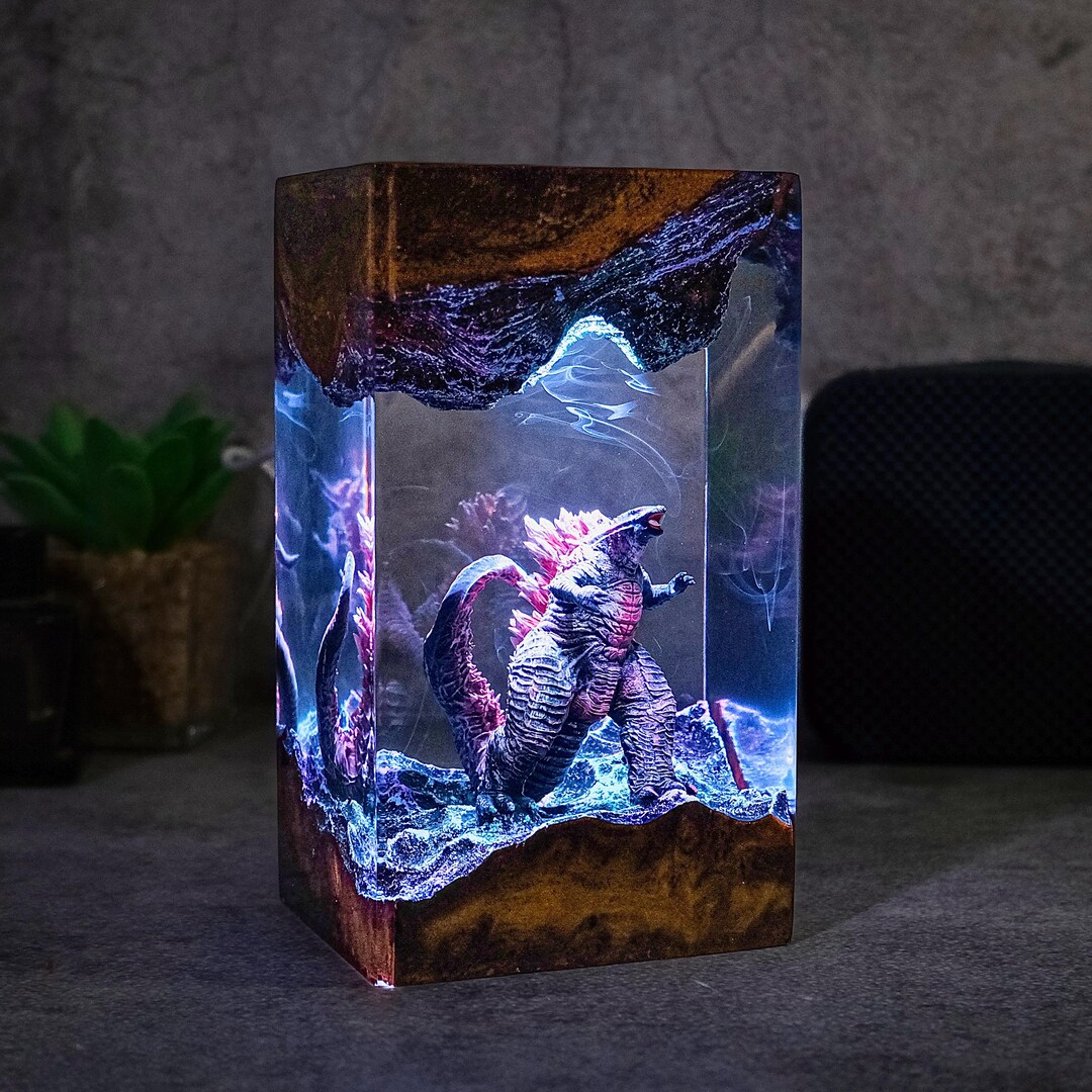 Monster Pink Hollow Earth Resin Lamp , Custom Resin Lamp,monter Custom ...