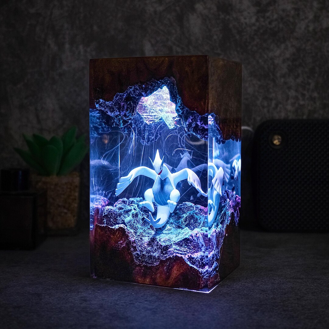 Diorama Lugi.a Poke.mon Resin Epoxy, Resin Pokemon, Desk Decor, Gaming ...