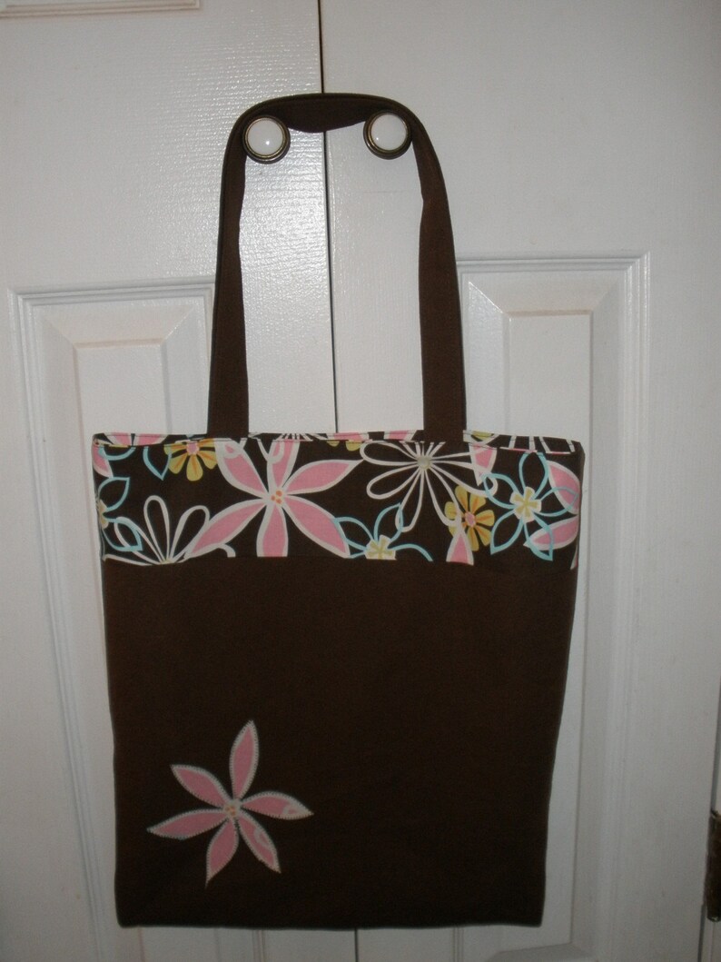 That's A Stitch Lauren Tote Bag With Applique PDF Pattern Ncludes ...