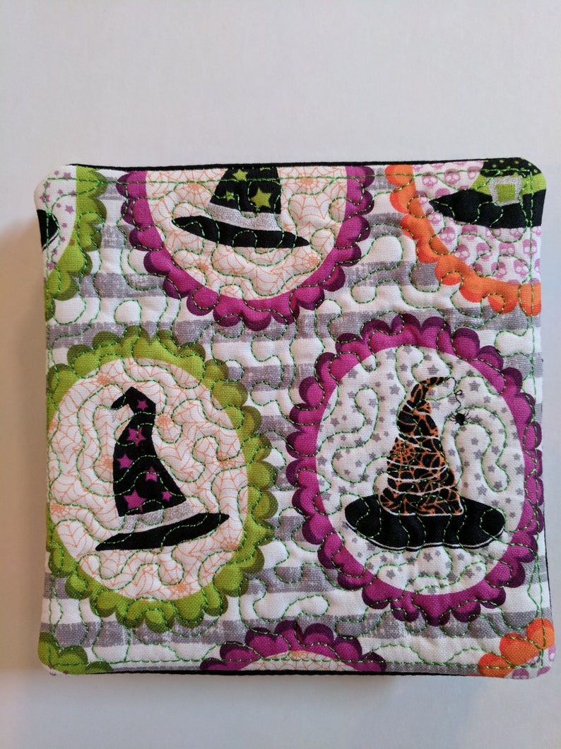 Machine Embroidery Design No Sew Coasters/mugrug Quick and Easy in the ...