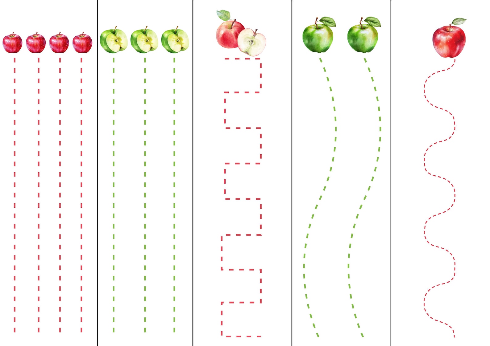 APPLES Activity Bundle || Preschool Activity || Homeschool Activity ...