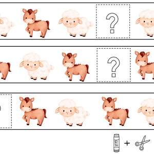 FARM Theme Printable Activities for Kids || Scissors Skills || Tracing ...