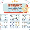 TRANSPORT Vehicles Count and Clip Cards for Kids || Numbers 1-10 || Printable Activities for ...