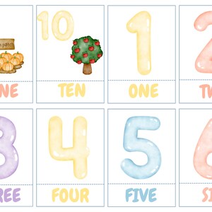 1-10 Number Flash Cards || Mini Bundle || Flash Cards || Tracing ...