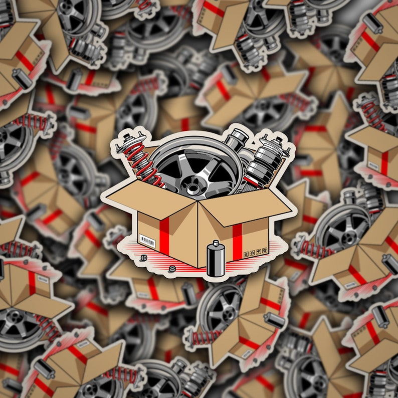 Tuning Parts Sticker - Etsy