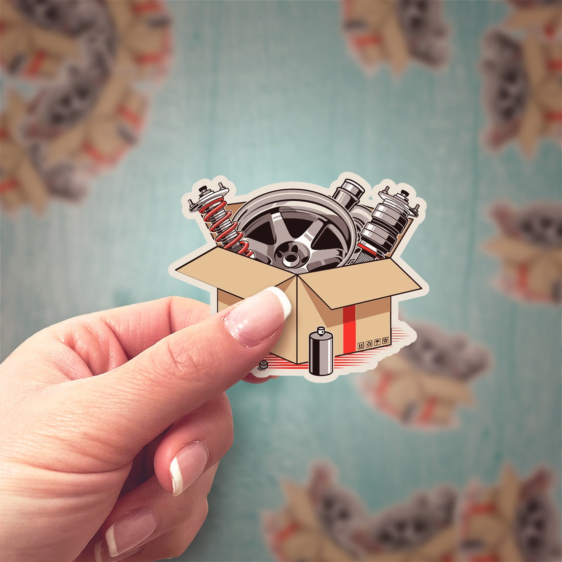 Tuning Parts Sticker - Etsy