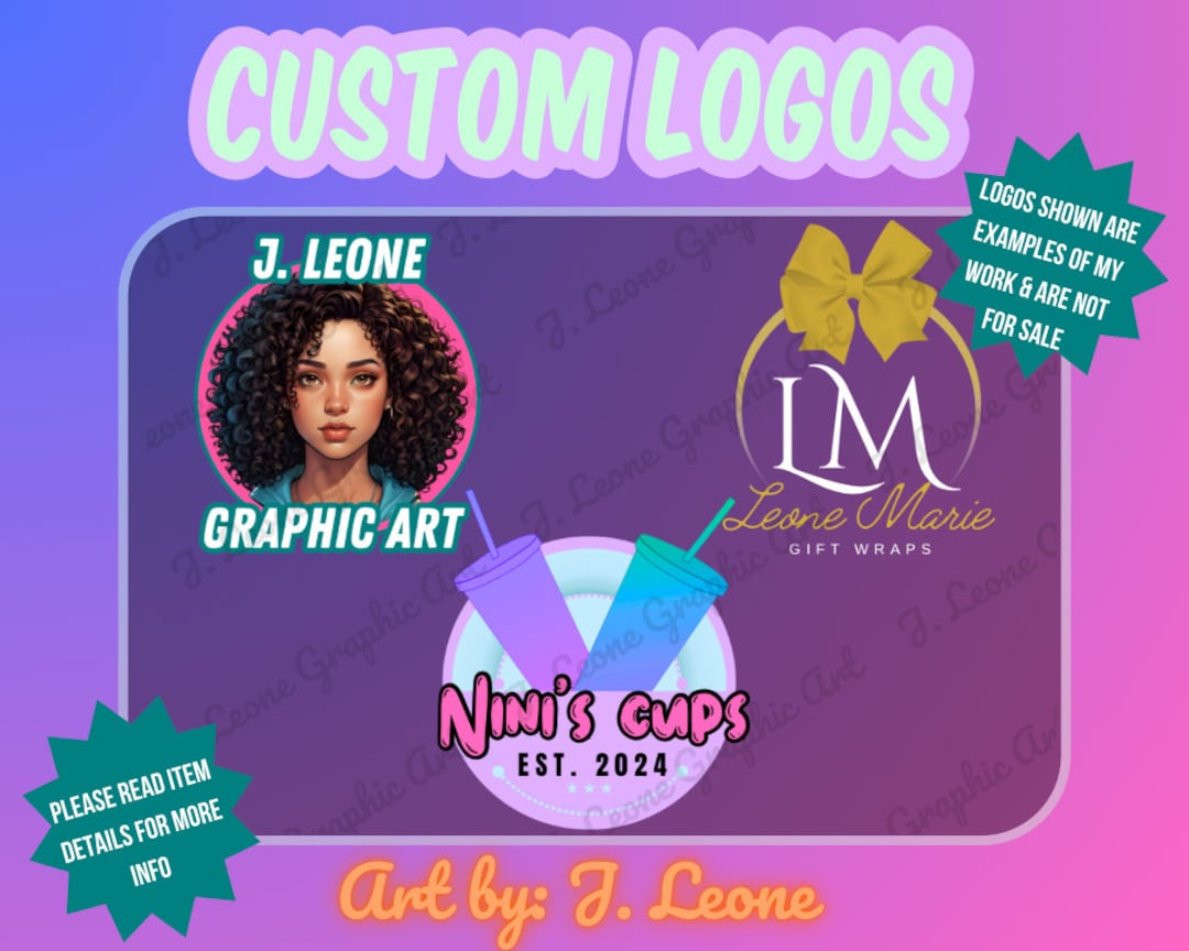 Custom Logo Design Business Logo Maker Logo Creation - Etsy