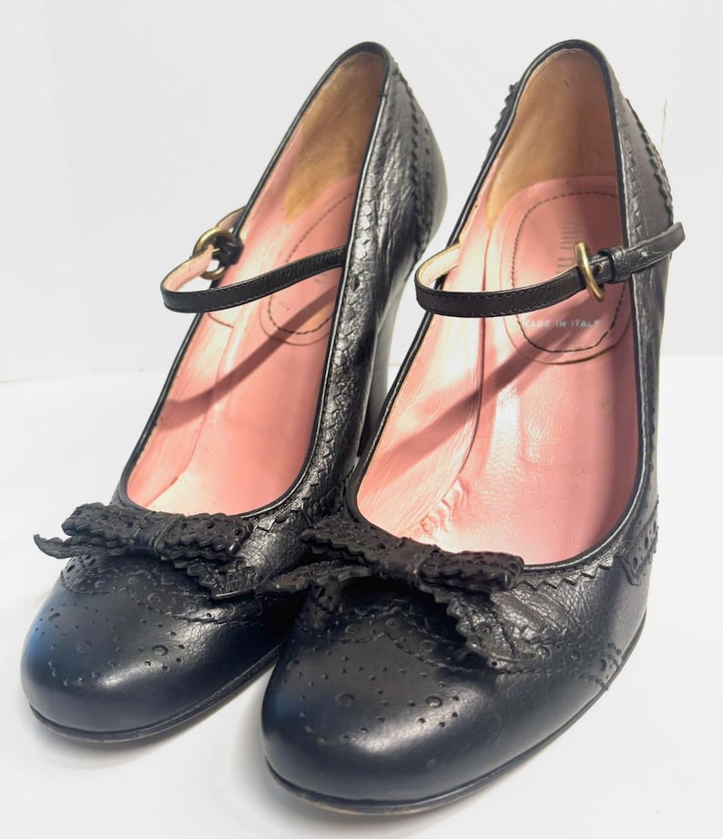 Vintage Mui Mui Mary Jane Heels Size 37 - Etsy