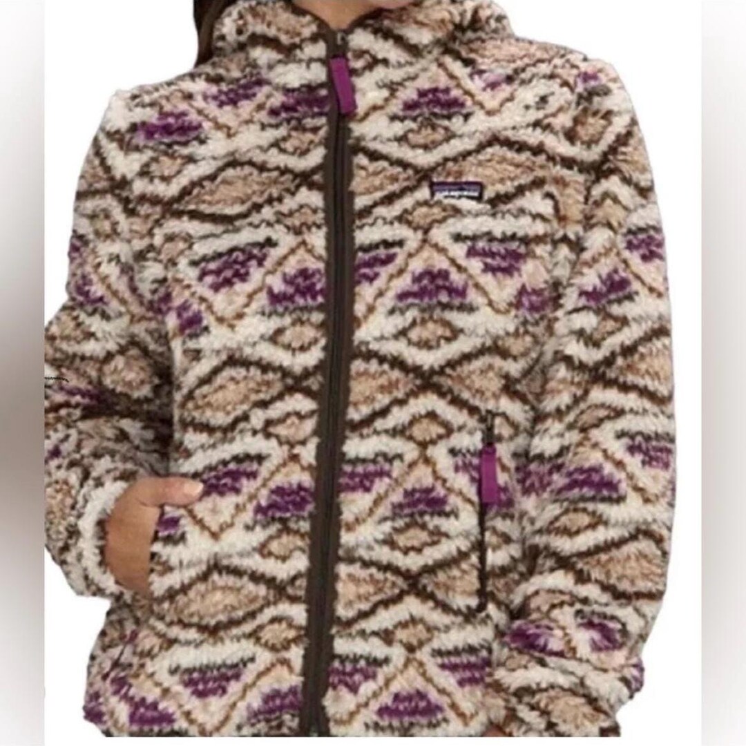 Patagonia Retro X High Pile Tribal Aztec Fleece Jacket RARE Size Medium ...