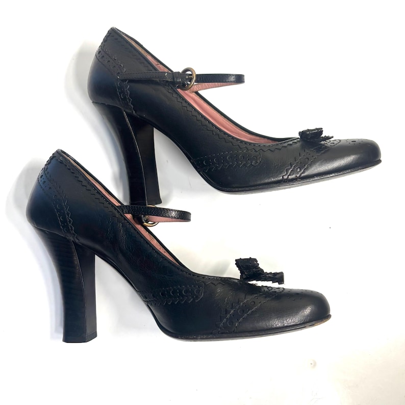 Vintage Mui Mui Mary Jane Heels Size 37 - Etsy