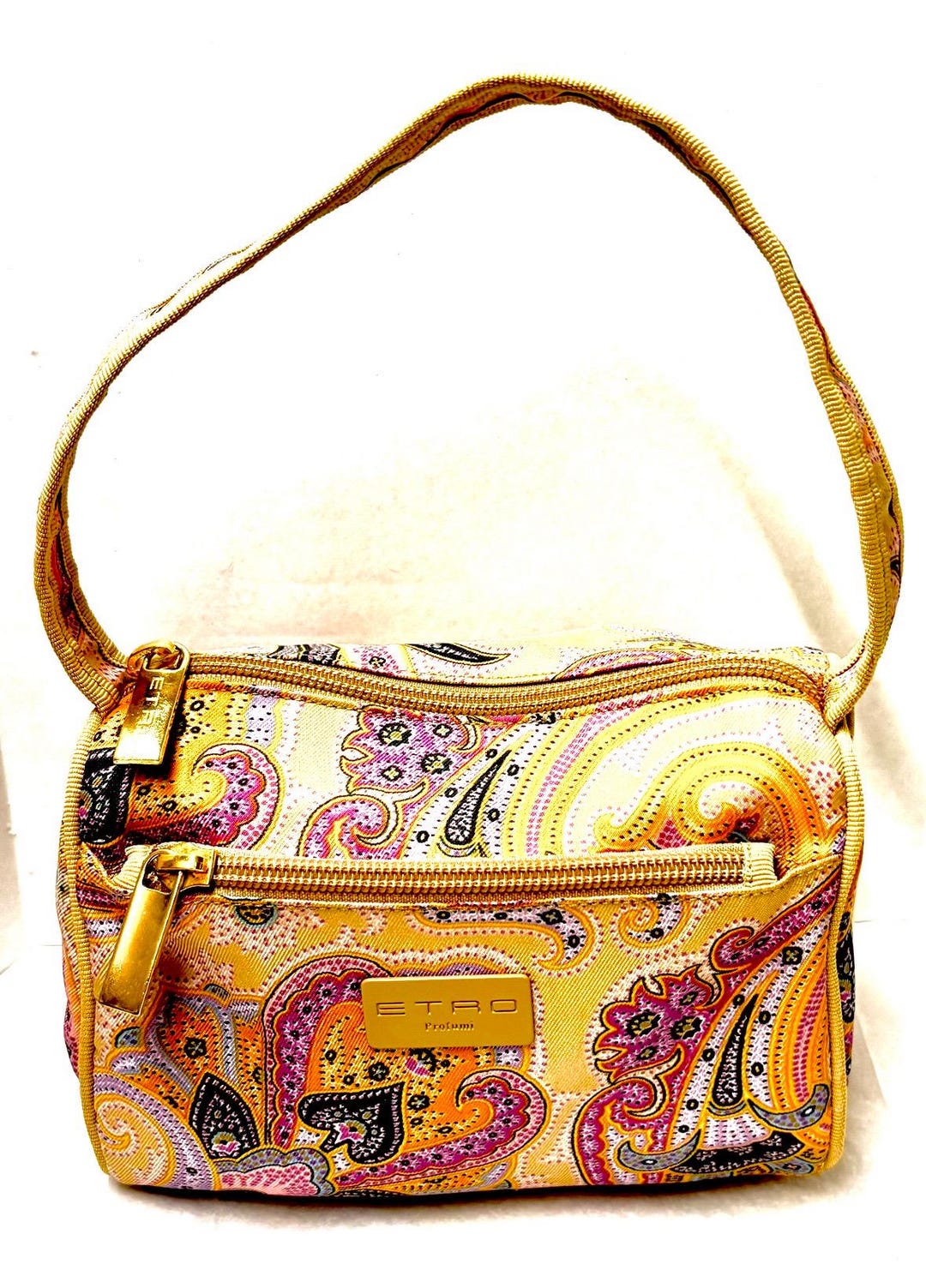 Authentic Vintage Etro Paisley Mini Purse Satchel Bag - Etsy