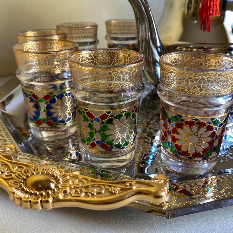 Moroccan Glasses - Etsy