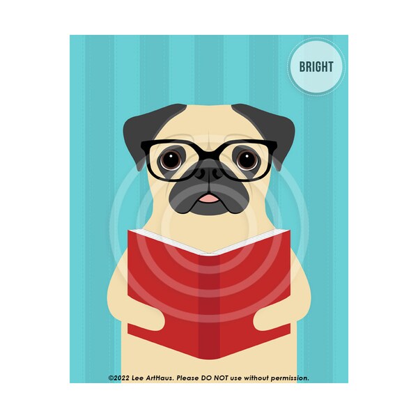 Pug Art Print - Etsy