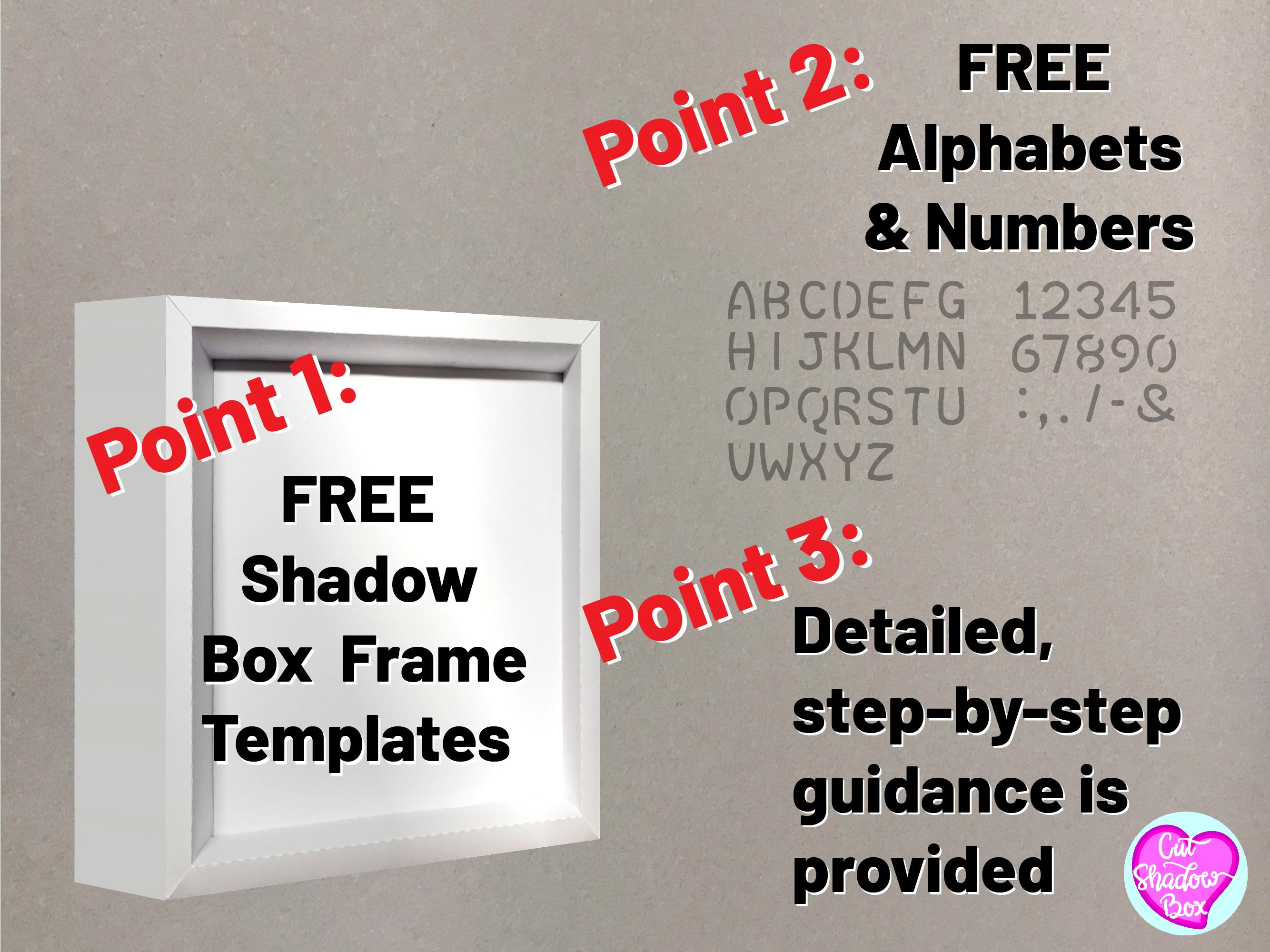 3d Birthday Shadow Box Svg Template, Layered Birthday Shadowbox Svg ...