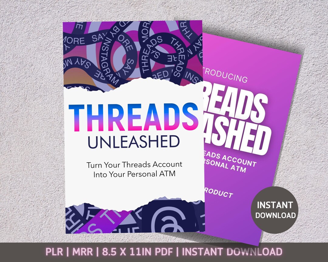 Threads Unleashed | Threads Guide | Master Resell Rights | Digital Marketing Guide - Etsy