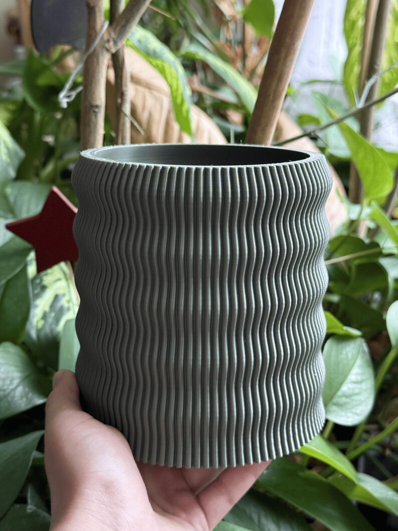 3D Printed Wavy Vase / Cup - Etsy